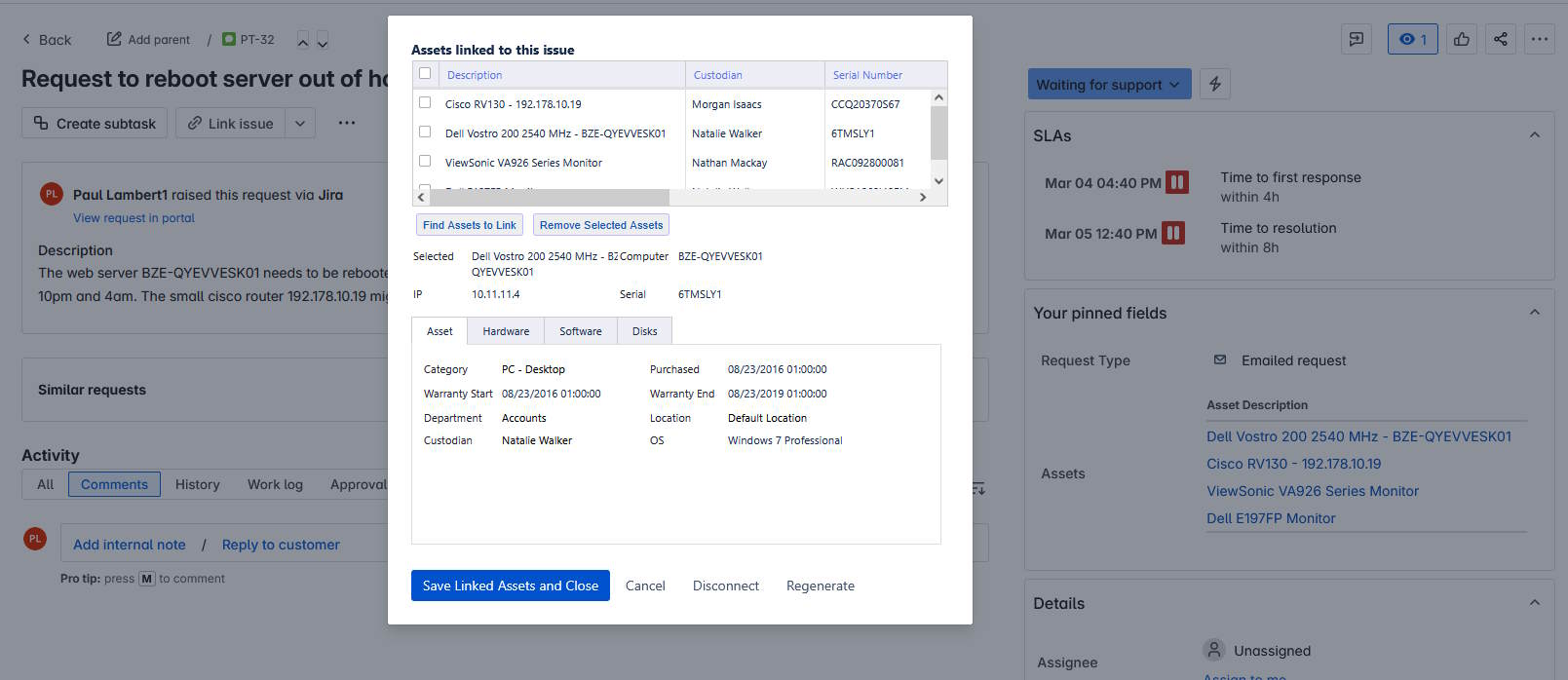 View Intune Asset Data in Jira Tickets